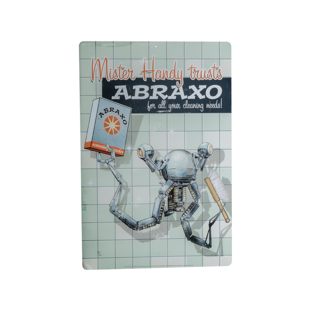 Fallout - Mr. Handy Metal Sign – Trick Or Treat Studios