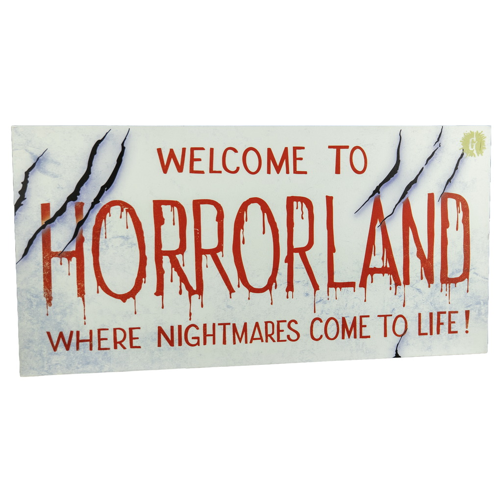 Goosebumps - Horrorland Wood Sign – Trick Or Treat Studios