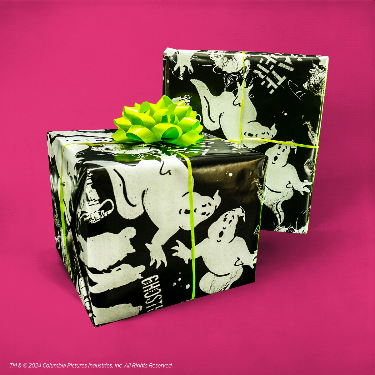 Ghostbusters - Black & White Wrapping Paper – Trick Or Treat Studios