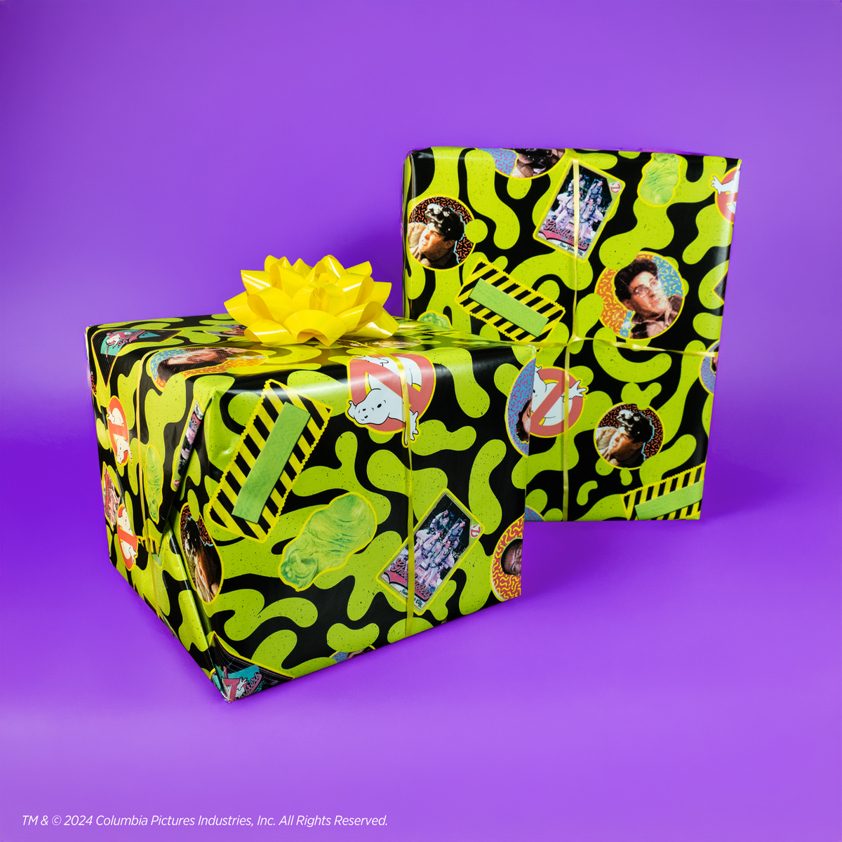 Ghostbusters - Retro Cheese Wrapping Paper – Trick Or Treat Studios