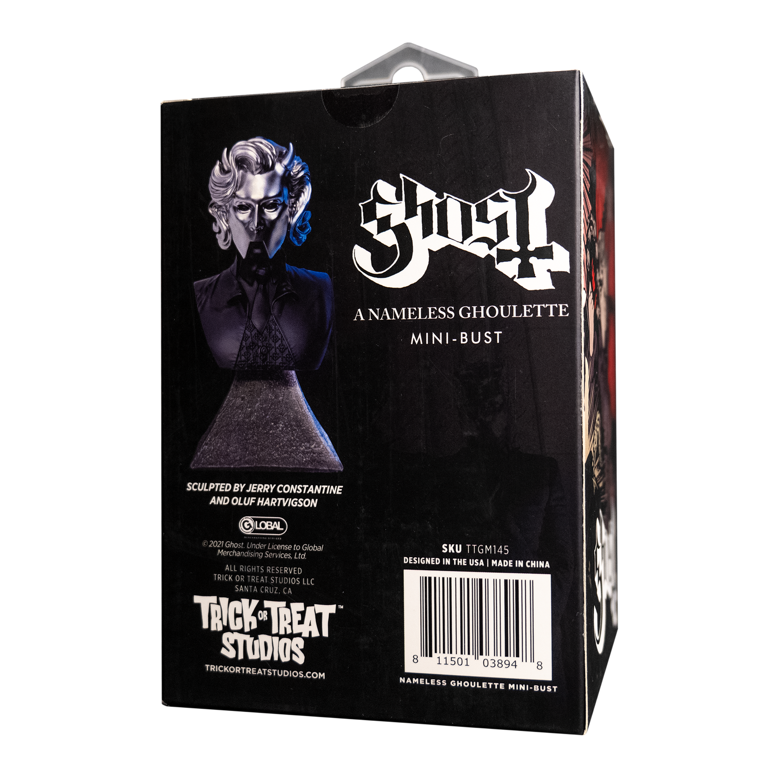 Ghost - Nameless Ghoulette Mini Bust – Trick Or Treat Studios