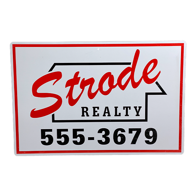 Halloween 1978 - Strode Realty Metal Sign – Trick Or Treat Studios