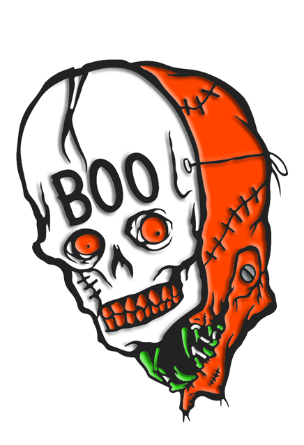 Toxictoons Boo! - Enamel Pin – Trick Or Treat Studios